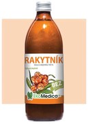 EkoMedica Rakytník 100% přírodní šťáva, 500 ml