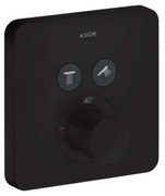 Axor ShowerSelect - Termostat pod omítku pro 2 spotřebiče, matná černá 36707670