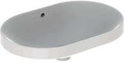 Geberit VariForm - Umyvadlo zápustné 60x40 cm, s přepadem, bílá 500.728.01.2