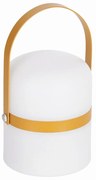 Bílá venkovní lampa Kave Home Janvir, výška 16 cm