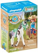 Stavebnice playmobil 71358 ellie & sawdust s westernovým cvičením