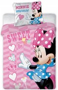 Povlečení do dětské postýlky Minnie Mouse - Disney - 100% bavlna - 40x60 cm + 100x135 cm