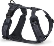 Tmavě šedý postroj velikost S délka 30 cm Modena Asphalt S – MiaCara