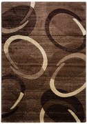 Spoltex, Kusový koberec Florida brown 9828, 80x150, hnědá, chodba / předsíň