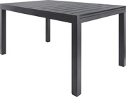 Livarno home Hliníkový rozkládací stůl Miami, 140–200 x 90 cm, antracitová