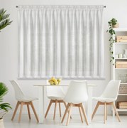 ZÁCLONA NA PÁSCE SIBEL 300X150 CM BÍLÁ