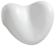 Bílá opěrná podložka do vany Wenko Bath Pillow White, 25 x 11 cm