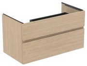 Ideal Standard Finesse - Umyvadlová skříňka 100x51x55 cm, 2 zásuvky, bílý dub E3445US