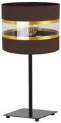 Stolní lampa Elegance, 1x textilní stínítko (výběr ze 6 barev), (výběr ze 2 barev konstrukce), g, ln