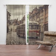 Sablio Závěs Historický autobus: 2ks 140x250cm