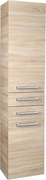 Aqualine Aqualine, VEGA Skříňka vysoká 35x184x31cm, dub platin, VG985