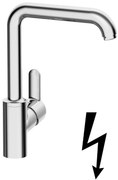 Hansa Primo - Páková dřezová baterie, pro beztlaké ohřívače, chrom 49221103