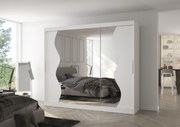 ADRK Furniture Skříň s posuvnými dveřmi a zrcadlem SHARON 250 SW-SHA-W-250+A459