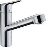 Hansgrohe Focus M43 - Dřezová baterie s výsuvnou koncovkou, chrom 71842000