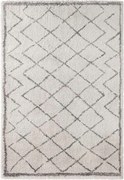 Koberec shaggy Mint Rugs krémově šedý 120 x 170 cm