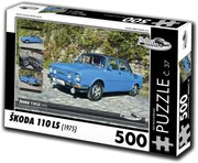 Puzzle retro-auta puzzle č. 37 škoda 110 ls (1975) 500 dílků