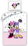 Bavlněné povlečení 140x200 Mini a Donald Mouse Kids 12 povlak na polštář 70x90 Kids 12 Halantex