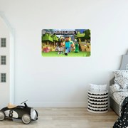 PIPPER. Textilní samolepka na zeď "Minecraft" Velikost: 40cm