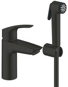 Grohe Eurosmart - Umyvadlová baterie s bidetovou sprškou, matná černá 231242433