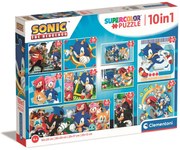 Clementoni - Puzzle 10v1 Sonic the Hedgehog