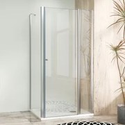 ALFA-V LINE COMBI Chrom 120x90 Čiré Sprchový kout s pevnou stěnou v rovině (90+30/90)