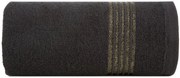 Ručník 50x90 Lila 11 černý 500g/m2 Eurofirany