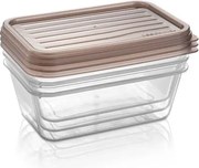 TESCOMA Dózy s víkem 4FOOD 1,0 l, 3 ks