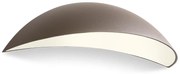 Redo 90236 Palma, nástěnné venkovní svítidlo LED 18W 3000K, hnědá, šířka 34,6cm, IP54