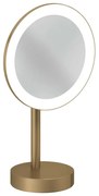 Kludi Vela R - Kosmetické zrcátko s LED osvětlením, kartáčovaný bronz 58995N1F