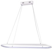 LED Lustr na lanku LED/24W/230V 4000K bílá