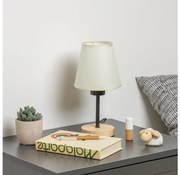Brilagi - Stolní lampa NUBILA WOOD 1xE27/25W/230V dub/krémová