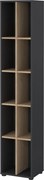 FALCO Knihovna Sigal 587 šedá/jackson hickory