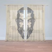 Sablio Záclony Vikingové Pergamen: 2ks 150x250cm