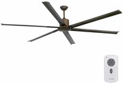 FARO 33462A - Stropní ventilátor ANDROS XL hnědá pr. 213 cm + dálkové ovládání