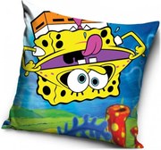 Polštář Spongebob vzhůru nohama - 40 x 40 cm