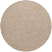 Hanse Home, Kusový koberec Calmio 106221 Beige kruh, 120x120 (průměr) kruh, béžová, ložnice