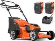 Akumulátorová sekačka Husqvarna LC 142iS kit (s pojezdem, včetně 2 baterií 4 Ah a nabíječky) - AKCE + 2. baterie ZDARMA !