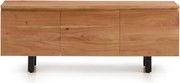 TV stolek z masivu akácie v přírodní barvě 150x58x40 cm Uxue – Kave Home