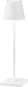 FAN LED-DRINK-S-BCO Nabíjecí venkovní svítidlo DRINK‑S bílá, LED 1,5 W, 165 lm, integrovaná baterie 1900 mAh - FANEUROPE