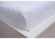 Bílé napínací prostěradlo z mikroflanelu 90x200 cm – Jerry Fabrics