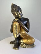 Sedící Buddha, kov