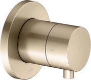 Keuco IXMO Comfort - Uzavírací a přepínací ventil pod omítku, pro 2 spotřebiče, kartáčovaný bronz 59557031001