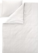 Livarno® Luxusní saténové povlečení, směs bavlny a bambusu, 240 x 220 cm (bílá)