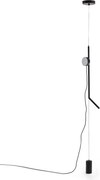 Černá LED stmívatelná stojací lampa (výška 339 cm) Orey – Kave Home