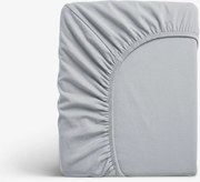 Goldea jersey elastické prostěradlo - šedé 180 x 200 cm