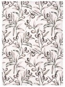 SCANquilt utěrka FLORA olivy béžovozelená 50 x 70 cm