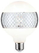 Paulmann 28742 LED žárovka se stříbrným proužkem, 4,5W LED E27 stmívatelná, výška 17cm