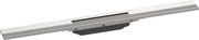 Hansgrohe RainDrain Flex, vrchní sada sprchového žlabu 700, zkracovatelný, pro instalaci volně na plochu, kartáčovaná nerezová ocel, HAN-56043800