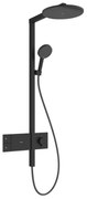 Hansgrohe Raindance Alive S - Sprchový set s termostatem, průměr 30 cm, 3 proudy, matná černá 24582670