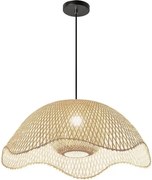 Toolight Natural, závěsné svítidlo 1xE27 APP1633-1CP, černá-hnědá, OSW-05105
